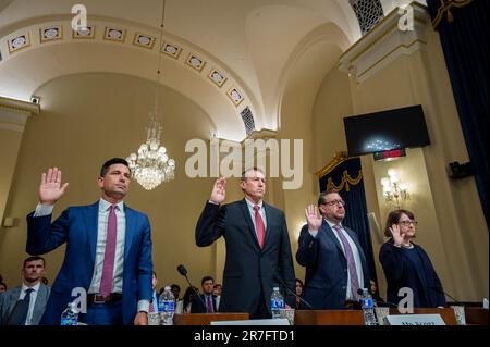 (From left to right) Former acting Deputy Secretary of the Department ...