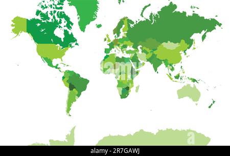 Extra detailed map of the world Stock Vector Image & Art - Alamy