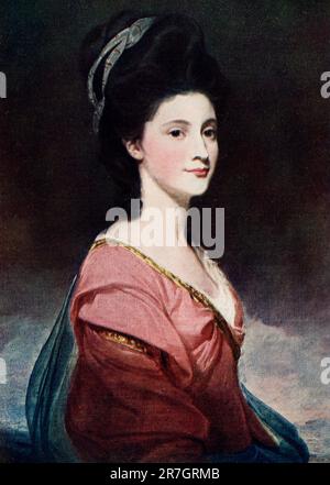 George Romney, English, 1734-1802 -- Portrait of Emma Hart as Miranda ...