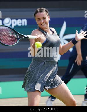 Viktoria Hruncakova (SVK) in action in the second round vs Bianca ...