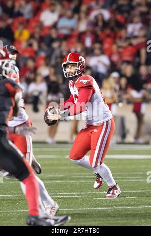 Ottawa, Canada. 15th June, 2023. Calgary Stampeders quarterback Jake ...