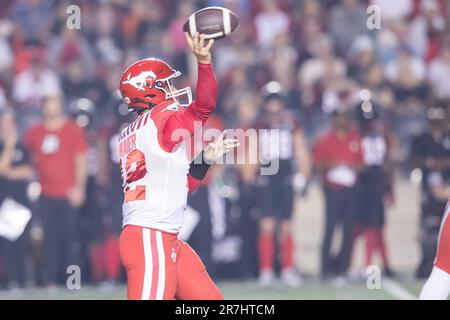 Ottawa, Canada. 15th June, 2023. Calgary Stampeders quarterback Jake ...
