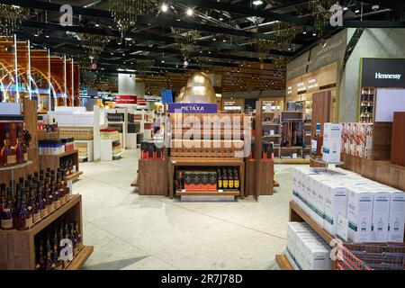 MOSCOW, RUSSIA - CIRCA FEBRUARY, 2023: Versace products displayed at ...