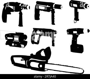 electric tools - vector Stock Vector Image & Art - Alamy