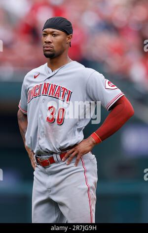 Cincinnati Reds right fielder Will Benson (30) before the MLB ...