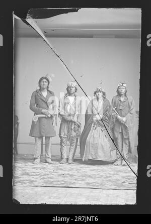 Indian Group c. 1860-1870 Stock Photo - Alamy