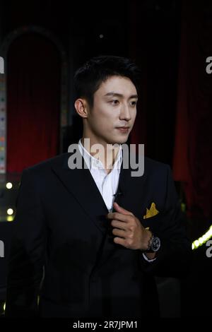 Chinese actor and model Huang Jingyu, also known as Johnny Huang, poses ...