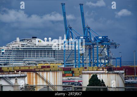 Harbor Container Cranes from around the World. Intermodal Container ...
