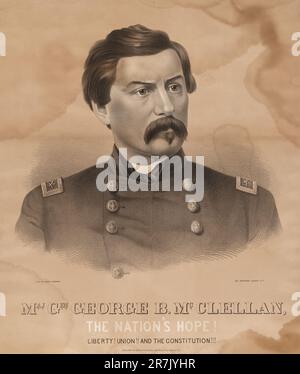 George Brinton McClellan 1864 Stock Photo - Alamy