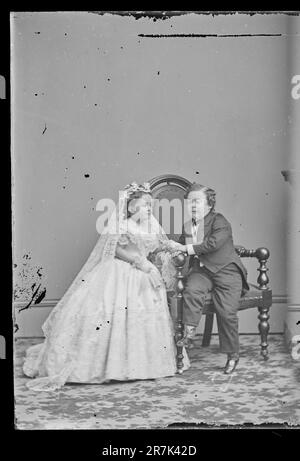 Charles and Lavinia Stratton c. 1860-1870 Stock Photo - Alamy