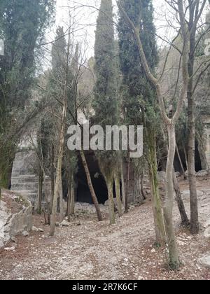 Quarries in Avesa in Verona city, Italy Stock Photo - Alamy
