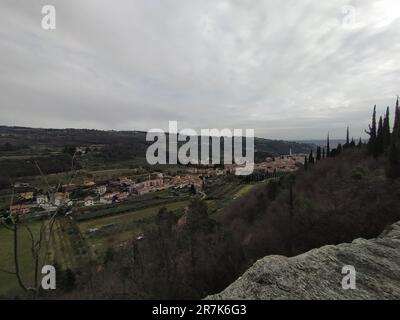 View of Avesa in Verona town, Italy Stock Photo - Alamy