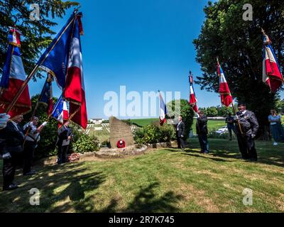 This image is of the French memorial parade at the WWI French Cemetery ...