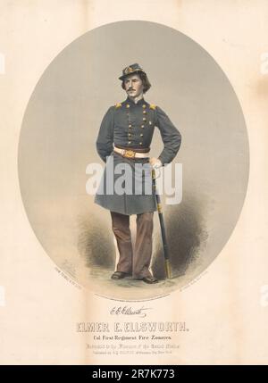 Elmer Ephraim Ellsworth c. 1861 Stock Photo - Alamy