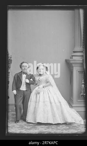 Charles and Lavinia Stratton c. 1860-1870 Stock Photo - Alamy