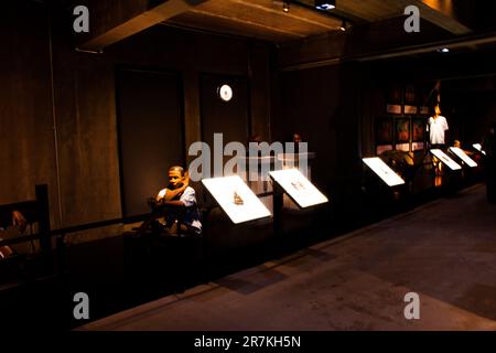 Interior showcase the history of Thailand prisons in museum of the ...