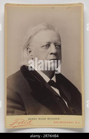 Henry Ward Beecher c. 1875 Stock Photo - Alamy