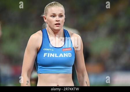 Wilma Murto (Finland). Gold Medal, pole vault. European Championships ...