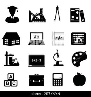 School and education related symbols Stock Vector Image & Art - Alamy