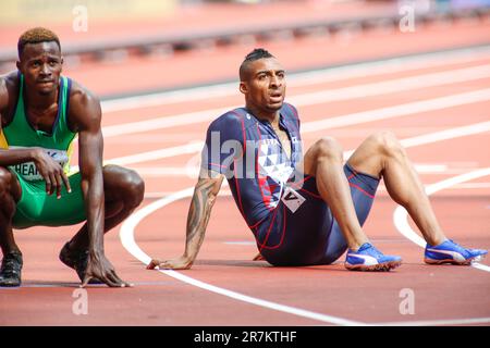 Teddy Atine - Venel participating in the 400 meter at the World ...