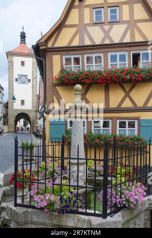 This is Ploenlein in Rothenburg, Germany. This city is the last of ...