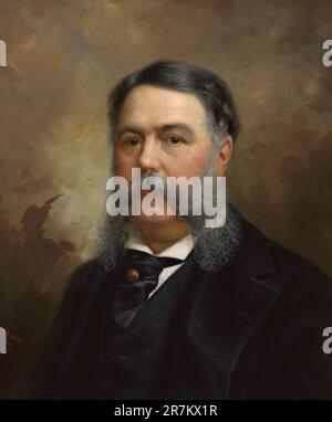 Chester A. Arthur 1881 by Ole Peter Hansen Balling Stock Photo - Alamy