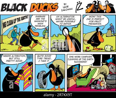 Black Ducks Comic Story episode 71 Stock Vector Image & Art - Alamy