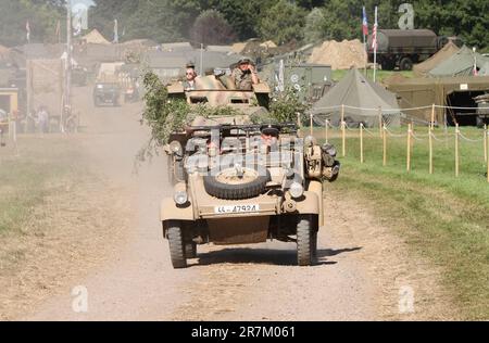 Kubelwagen, a military light utility vehicle designed by Ferdinand ...