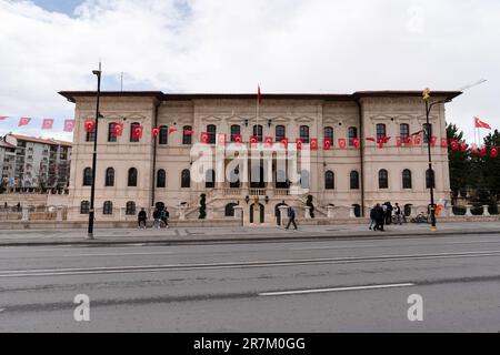 Sivas, Turkey - May 7 2023: Sivas congress building and museum Stock ...