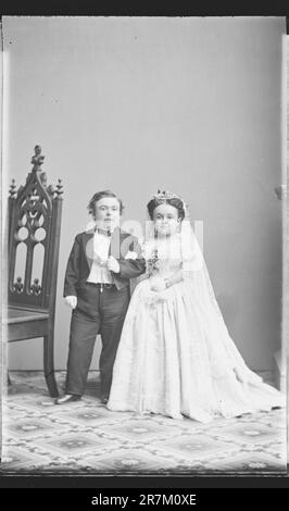 Charles and Lavinia Stratton c. 1860-70 Stock Photo - Alamy