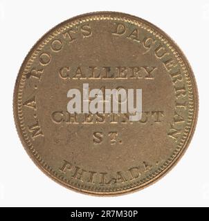 Marcus Root Daguerreian Token c. 1850 Stock Photo - Alamy
