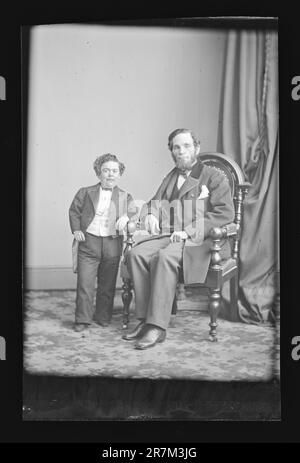 Charles Stratton and Edward Anthony Stock Photo - Alamy