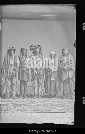 Indian Group c. 1860-1870 Stock Photo - Alamy