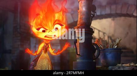 ELEMENTAL, Ember (voice: Leah Lewis), 2023. © Walt Disney Studios ...