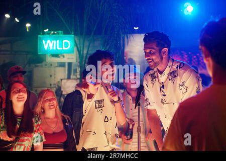 WORLD'S BEST, from left: Manny Magnus, Utkarsh Ambudkar, 2023. ph: Ben ...