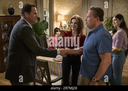 FUBAR, from left: Andy Buckley (back to camera), Devon Bostick, Fabiana ...