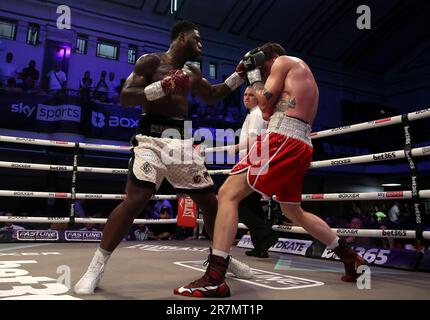 Dylan Bregeon (left) and Isaac Chamberlain in action during the ...