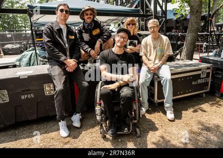 John Baldwin Gourley, left, Eric Howk, and Zoe Manville of Portugal ...