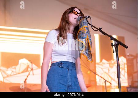 Becca Castle from Angel Saint Queen performs during Day 1 of the 2023 ...