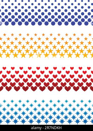 Snowflakes pattern. Background. Seamless picture. Winter Falling ...