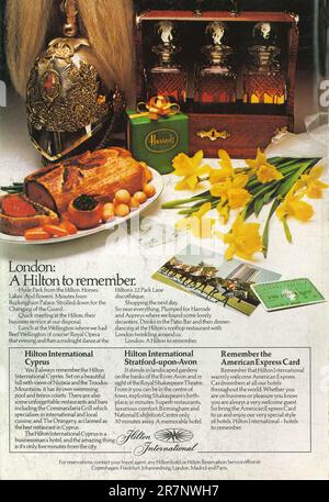 Hilton international hotels advert in a Natgeo magazine September 1969 ...
