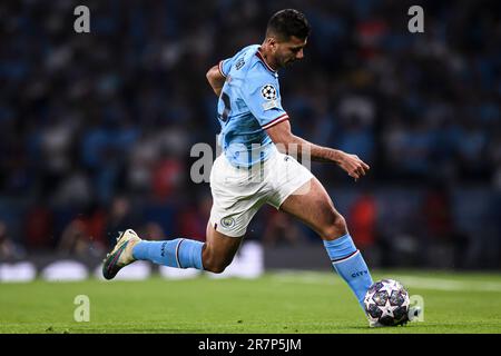 ISTANBUL - Rodri of Manchester City FC celebrates victory during the ...
