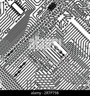 Image illustration with a multi-layered square gradation Stock Vector ...