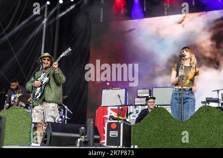 John Baldwin Gourley, left, Eric Howk, and Zoe Manville of Portugal ...