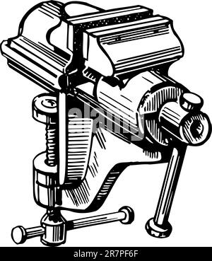 clamp vice grip tool metal icons set vector Stock Vector Image & Art ...