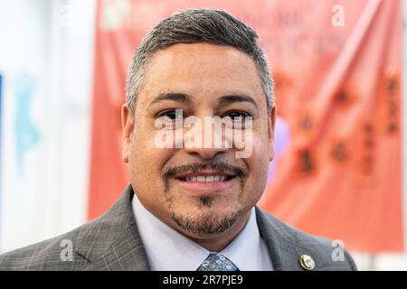 FD NYPD Edward Caban attends public safety-related announcement with ...