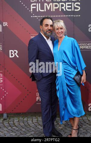 Adnan Maral and Franziska Maral attend the Bayerischer Filmpreis 2023 ...