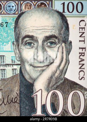 Louis de Funes. Portrait of French actor and comedian, Louis Germain ...