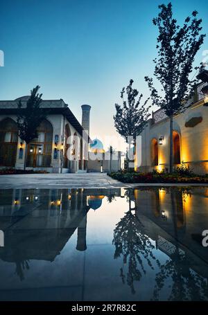 Samarkand Eternal city Boqiy Shahar Registan public square with mosque ...