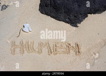 Plastic waste, beach of Mauritius Stock Photo - Alamy